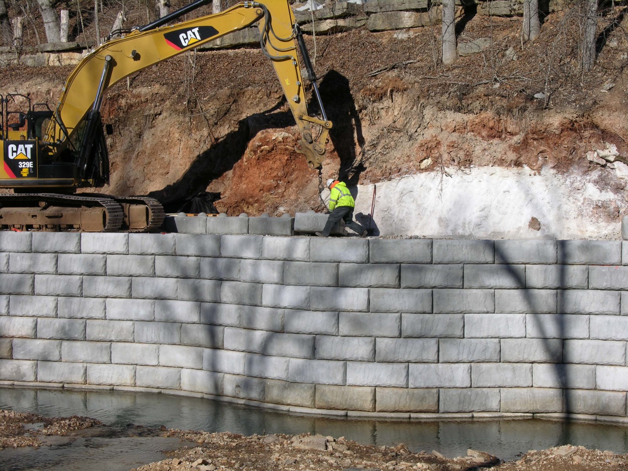 Redi-Rock Installation at Dogwood Canyon Nature Park - SI Precast Concrete